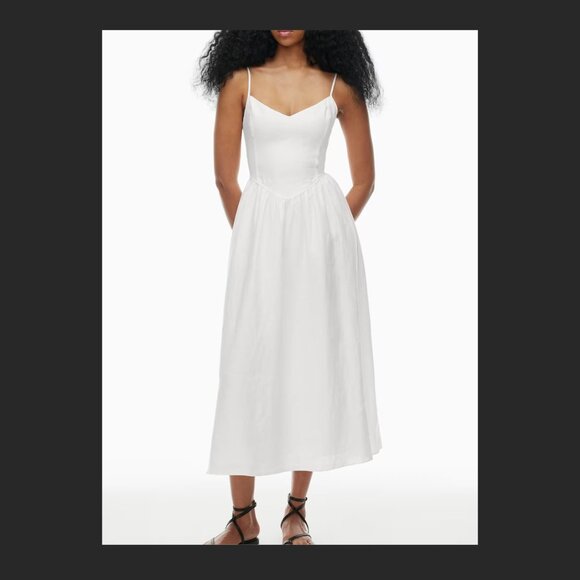 Wilfred | Dresses | Wilfred Influence Linen Maxi Dress | Poshmark